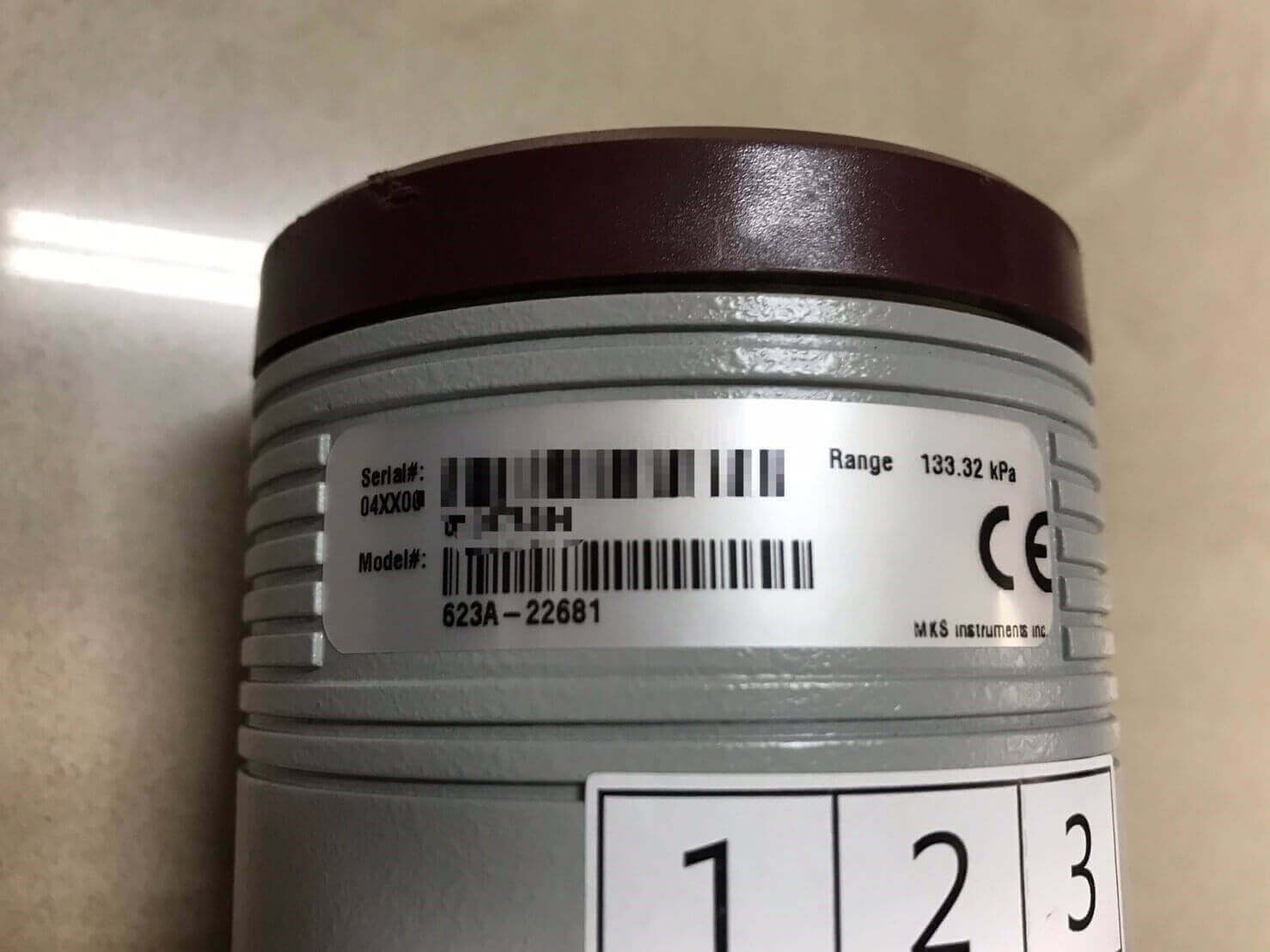 MKS Pressure Transducer Gauge Vacuum Type 623 (623A-22681)-Maokai ...