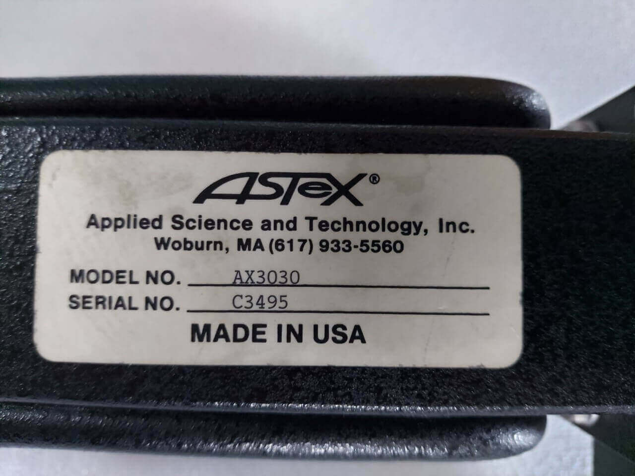 Applied Materials ASTEX AX3120 / AX3030 -Maokai Technology Co ., Ltd .的 ...
