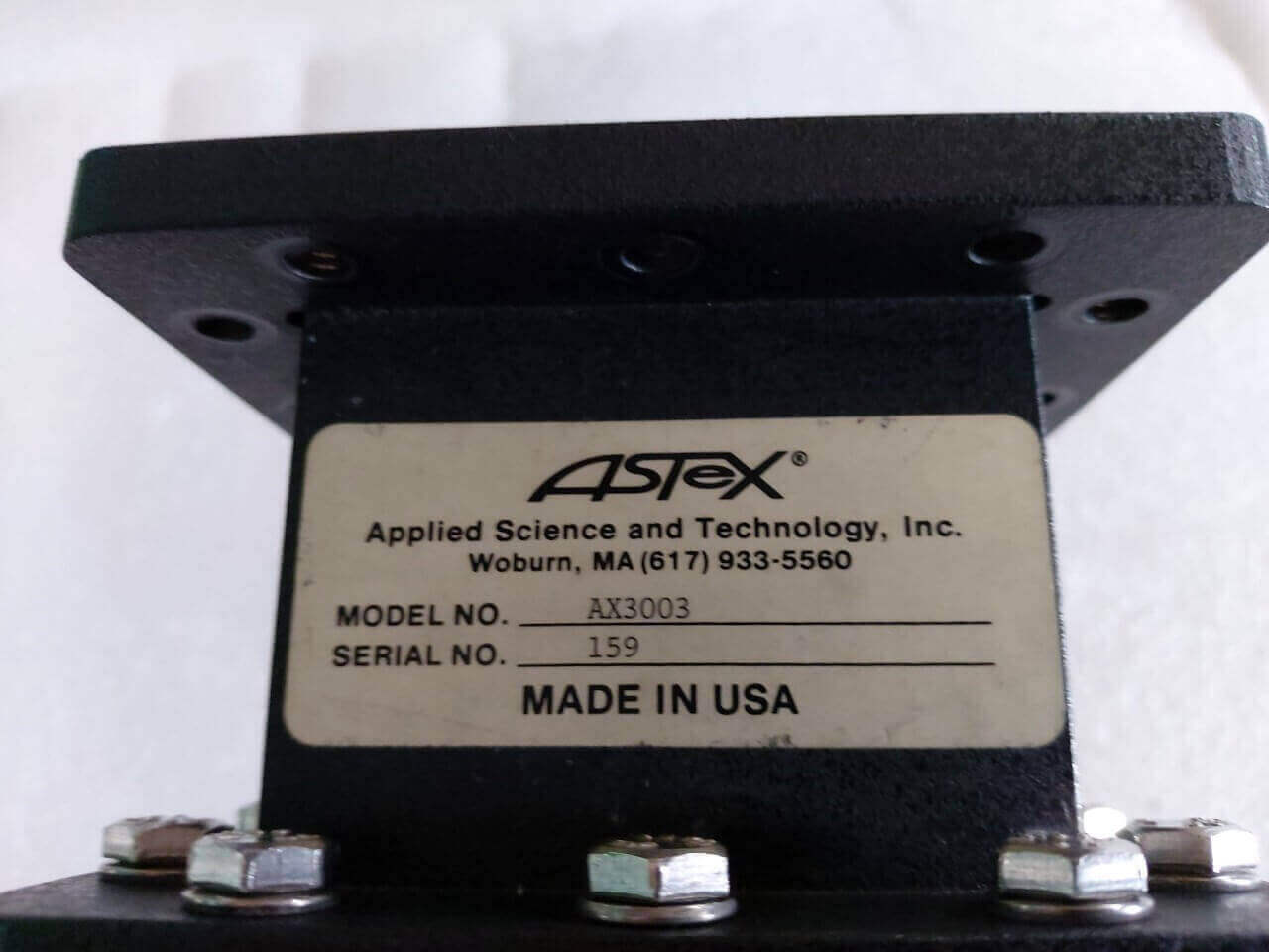Applied Materials ASTEX SPCFV / AX3003 -Maokai Technology Co ., Ltd .的 ...