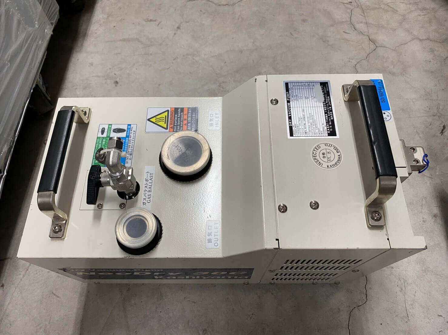 KASHIYAMA NeoDry 30C Dry Pump-Maokai Technology Co ., Ltd .的Products