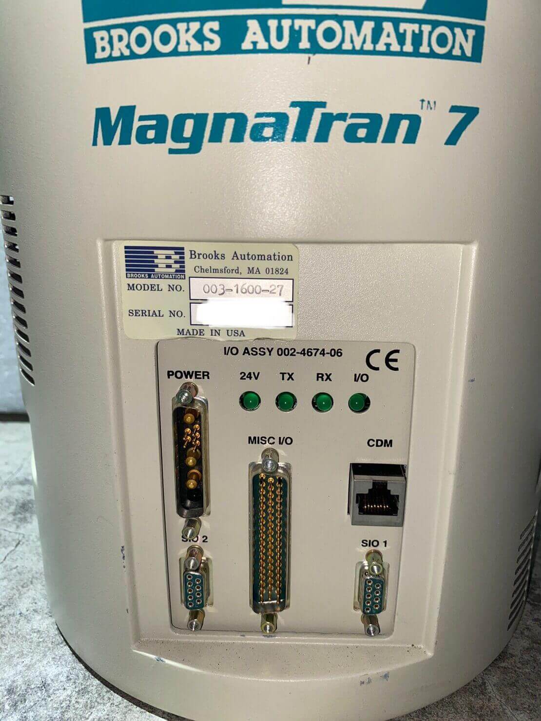 Brooks ROBOT MagnaTran7 003-1600-27-Maokai Technology Co ., Ltd .的Products