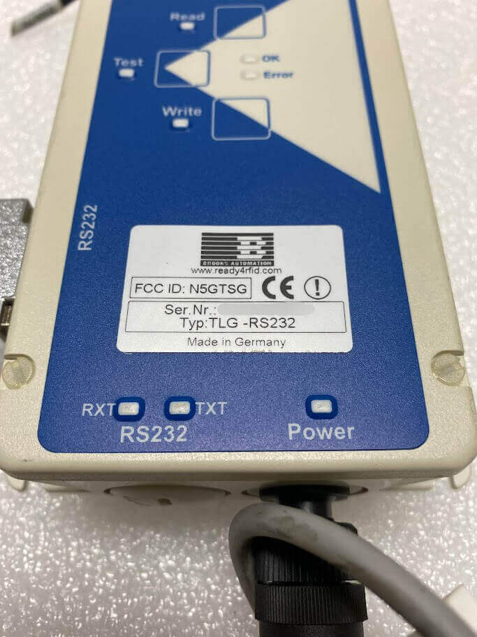 Brooks Automation TLG-RS232 Transponder Reader-Maokai Technology Co ...