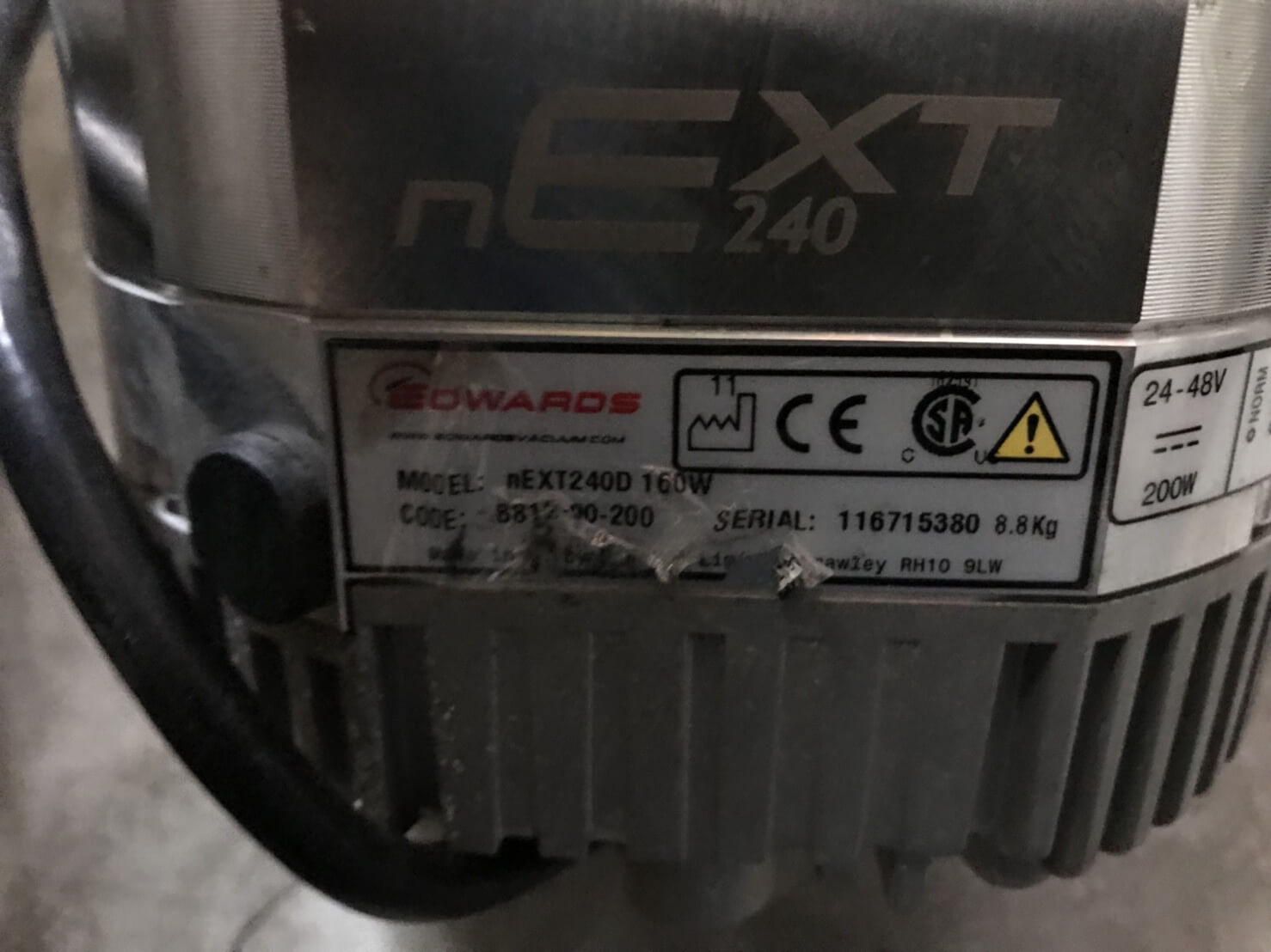 EDWARDS nEXT240D Turbo Pump-茂塏科技有限公司的產品專區