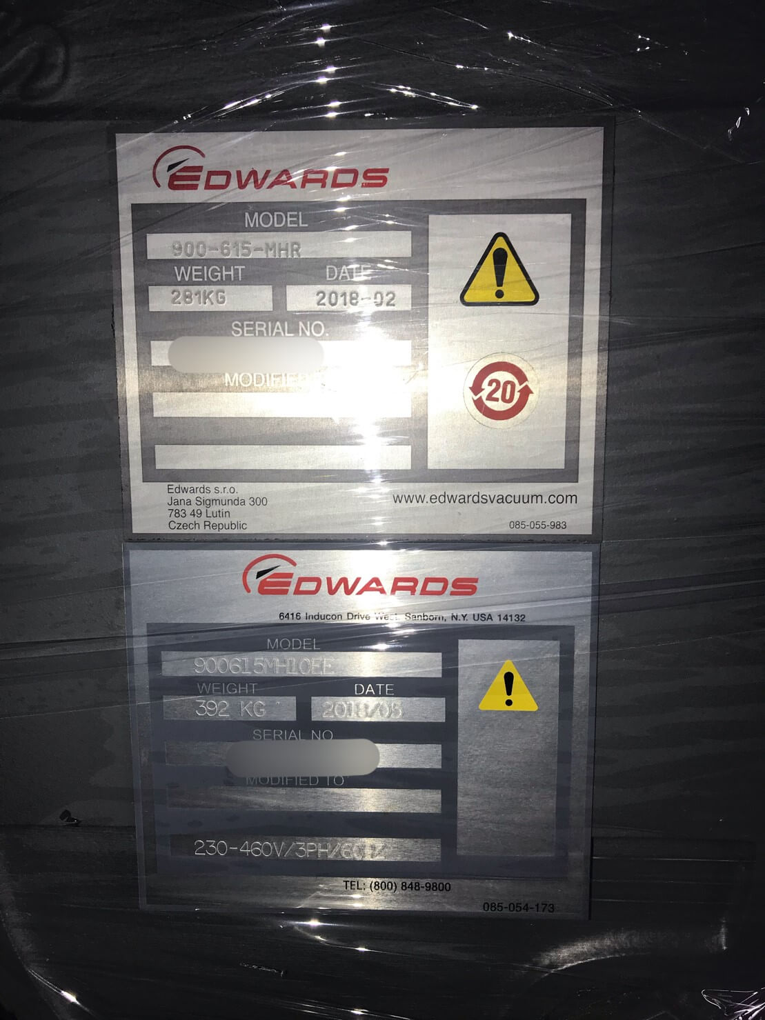 Edwards 900-615-MHR Mechanical Booster Pump-茂塏科技有限公司的產品專區