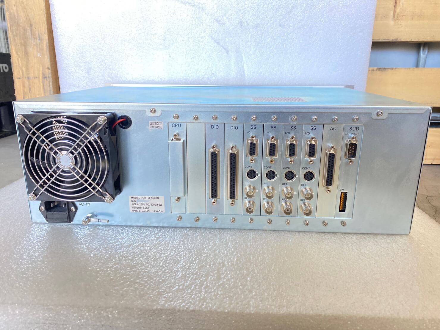 ULVAC CRTM-9000G Crystal Oscillation type Deposition Controller-茂塏科技有限公司的產品專區