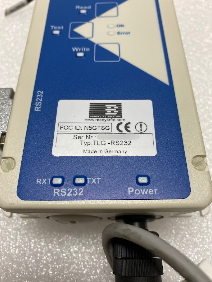 Brooks Automation TLG-RS232 Transponder Reader-茂塏科技有限公司的產品專區