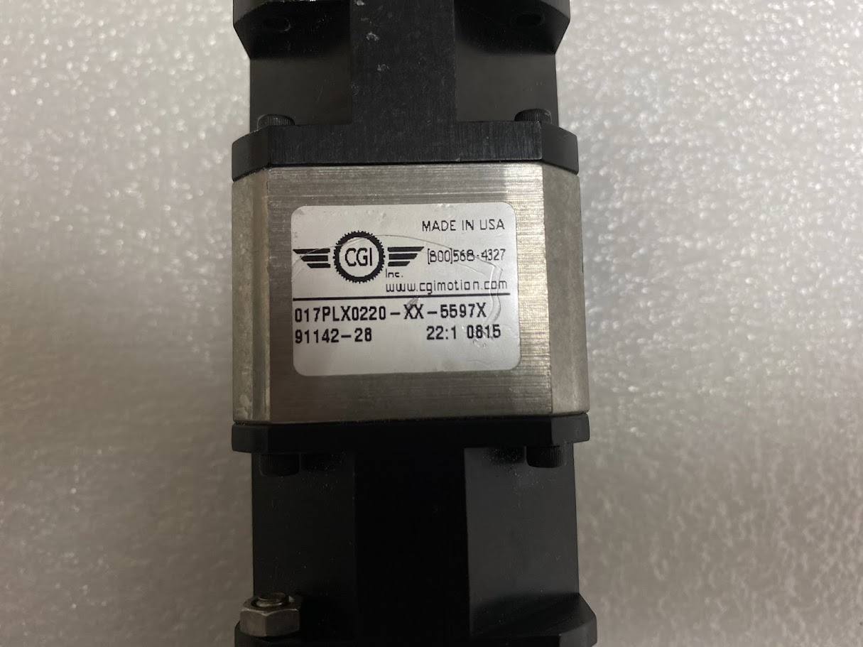 CGI REDUCER GEARHEAD 017PLX0220-XX-5597X SANYO DENKI Servo Motor ...
