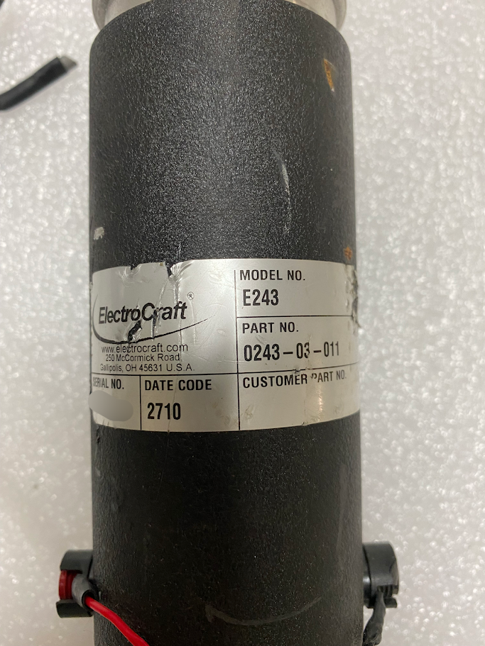 ElectroCraft E243 Servo Motor 0243-03-011-茂塏科技有限公司的產品專區